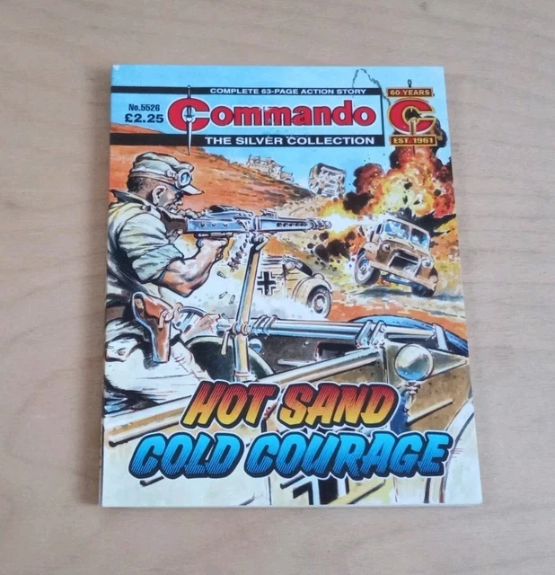 COMMANDO COMIC~HOT SAND Cold Courage (5526) 60 Years-The Silver Collection EUR 4,50 - PicClick IT