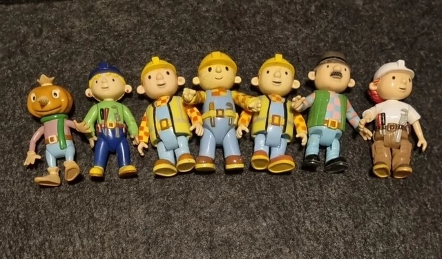 7 X BOB The Builder & Friends Figures Bundle £9.99 - PicClick UK