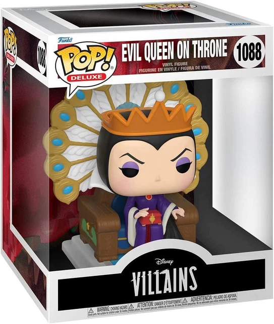 DISNEY: VILLAINS - Evil Queen on Throne Deluxe POP! Vinyl Figure (1088 ...