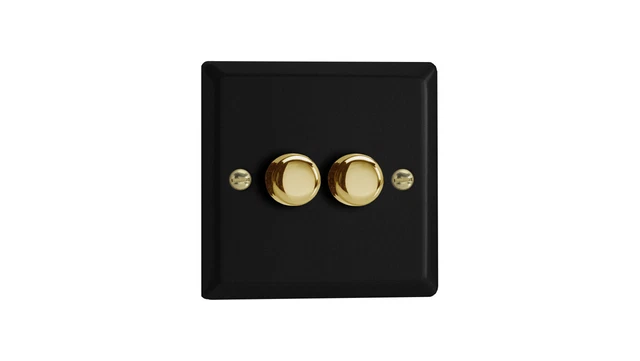 DOUBLE PUSH-TURN DIMMER for LED 2x120W (leading / trailing edge ...