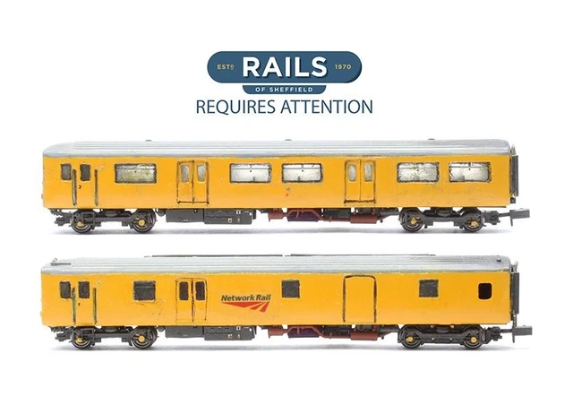 GRAHAM FARISH 'N' Gauge 2-Car Network Rail Yellow Class 150 Dmu ...