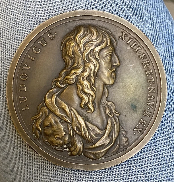 MEDAILLE EN BRONZE Louis Xiii - Ortus Solis Gallici @ Ludovicus Xiii ...