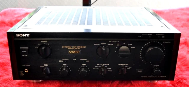 AMPLIFICATEUR PRÉ-PRINCIPAL INTÉGRÉ AC100V SONY TA-F555ESR HAUT DE ...