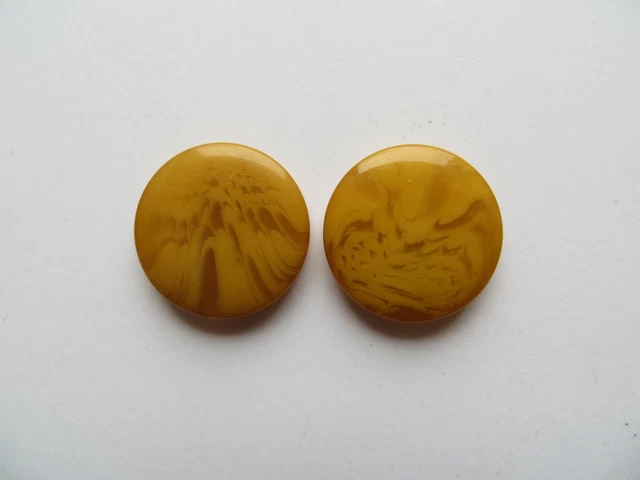 1960S VINTAGE MED Mottled MOD Mustard Yellow Coat Jacket Dress Buttons ...