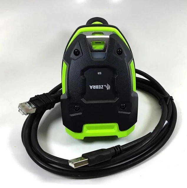 ZEBRA LI3608-ER RUGGED Corded Handheld 1D Barcode Scanner Imager with ...