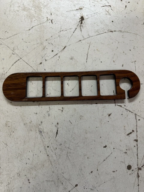 CLASSIC MINI SWITCH panel burr walnut wood 5 switch £16.00 - PicClick UK