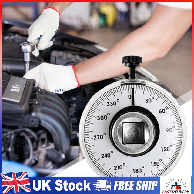 USEFUL TORQUE WRENCH Torque Meter Dial Angle Torque Gauge Auto Service ...