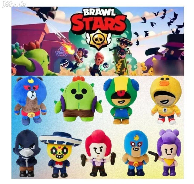 BRAWL STARS SHELLY Plush Doll Soft Toy Buddy Blaster Video Game Action ...
