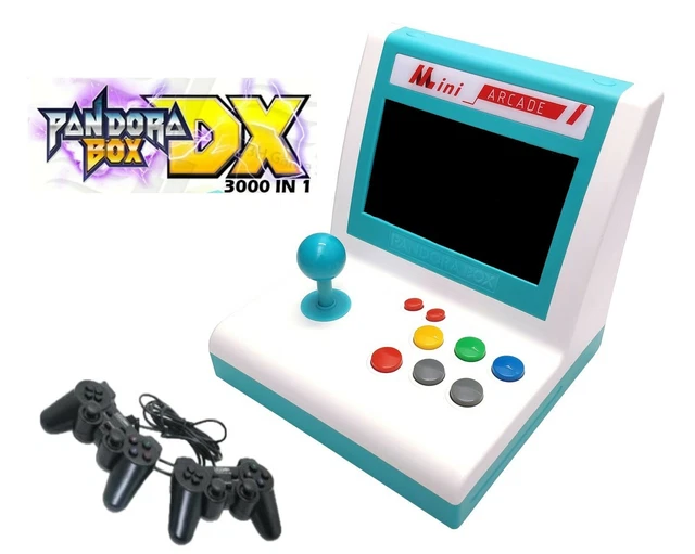 PANDORA BOX 3000 Dx Portable Mini Arcade Bartop Cabinet & Gamepad ...