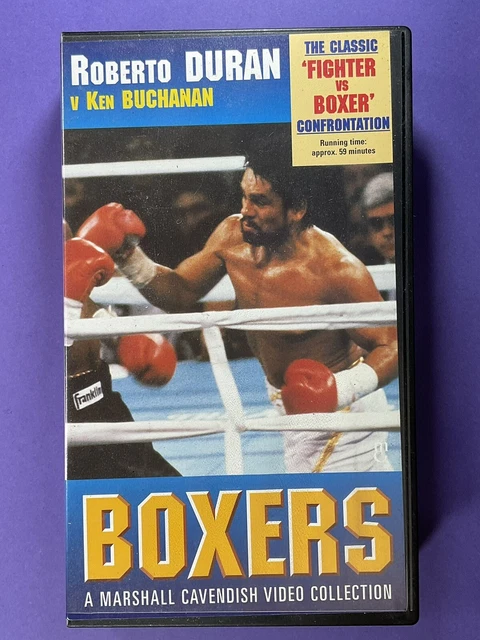 ROBERT DURAN V Ken Buchanan, Boxers, VHS Video £5.00 - PicClick UK