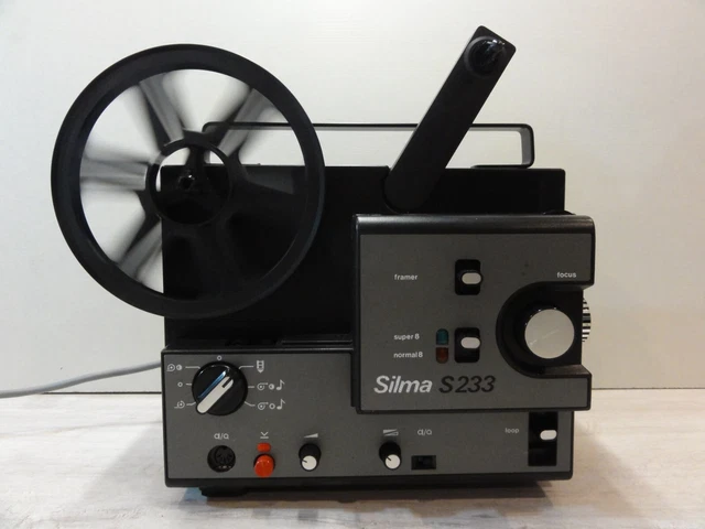 SUPER 8 STANDARD 8 Sound Projector Silma 233 Serviced 6 Month Guarantee ...