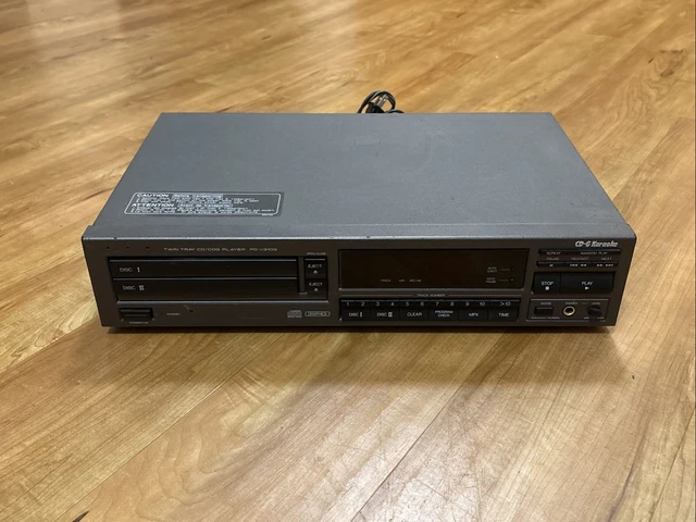 PIONEER PD-V310G CD Player Stacked Twin Tray RARE CD-G Karaoke Dual £ ...