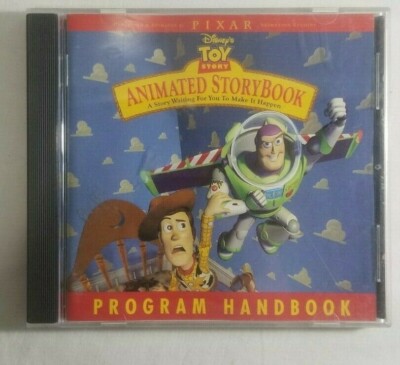 DISNEY'S TOY STORY Animated StoryBook (Windows/Mac, 1996) PIXAR CD-ROM ...