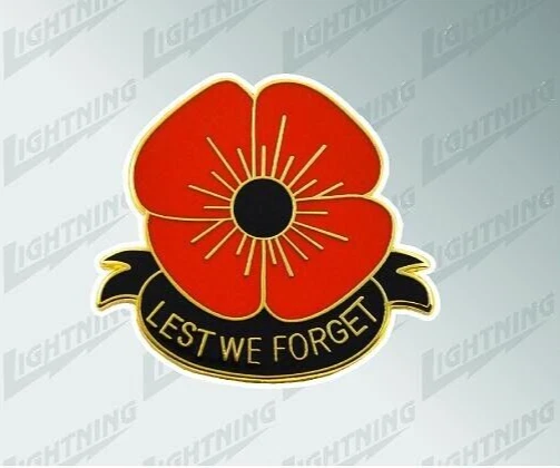 LEST WE FORGET Poppy Vinyl Decal Sticker for Window Car van bike Laptop ...
