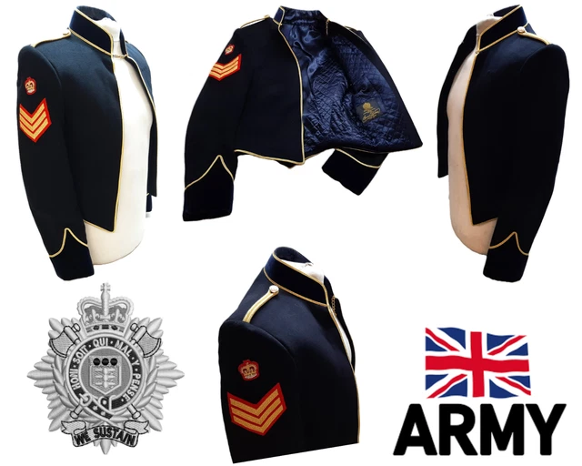 RLC MESS JACKET British Army Royal Logistic Corps Staff Sergeant Dress ...