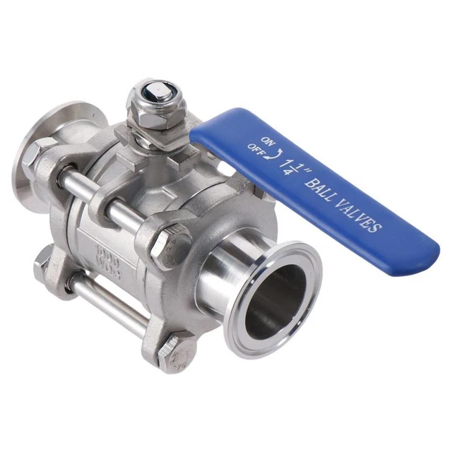 STAINLESS STEEL 304 Quick Installation Ball Valve Fixing Pipe $85.05 ...