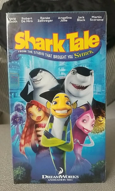 SHARK TALE SEALED VHS 2005 Dreamworks Late Release Will Smith Jolie De ...