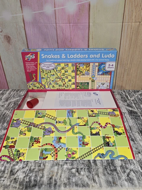 GALT ANIMAL THEMED Snakes & Ladders And Ludo Board Games £12.99 ...
