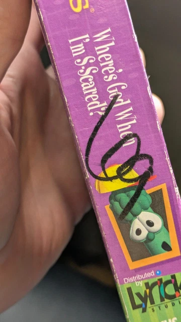 VEGGIETALES WHERE’S GOD When I’m S-Scared? VHS Video Tape RELIGIOUS ...