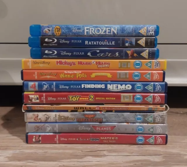 Disney Dvd And Blu Ray Bundle X 11 Animation Movies Bluray Pixar £1399 Picclick Uk
