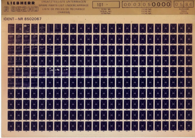 LIEBHERR R 952 HD_1986_Ersatzteilliste_Unterwagen_Katalog_Liste ...