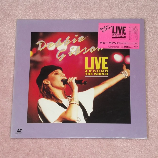 DEBBIE GIBSON LIVE Around The World - RARE 1991 JAPAN LASERDISC + HYPE ...