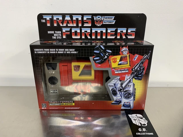 TRANSFORMERS WALMART EXCLUSIVE G1 Reissue Autobot Blaster New Sealed ...