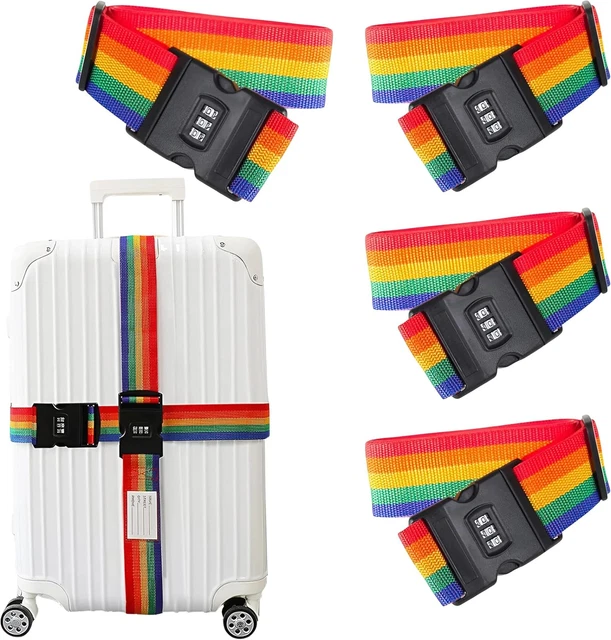 NON SLIP LUGGAGE Strap Adjustable Suitcase Belt Luggage Strap Suitcases ...