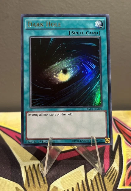 YUGIOH DARK HOLE Ultra Rare 1st Edition YS14-ENA10 Near Mint $3.95 ...
