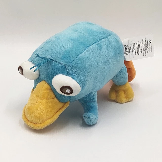 DISNEY- DUCKBILL PHINEAS Ferb Terry Doll Blue Platypus Plush Duck 28cm ...