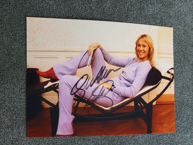 SIGNED AGNETHA FÄLTSKOG abba EUR 60,00 - PicClick FR
