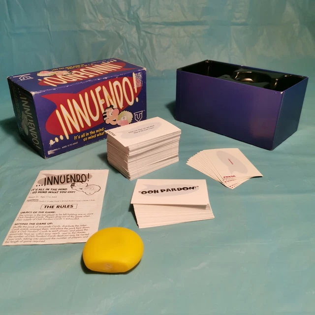 INNUENDO “OOH PARDON” Adult Party Game - L2 £8.99 - PicClick UK