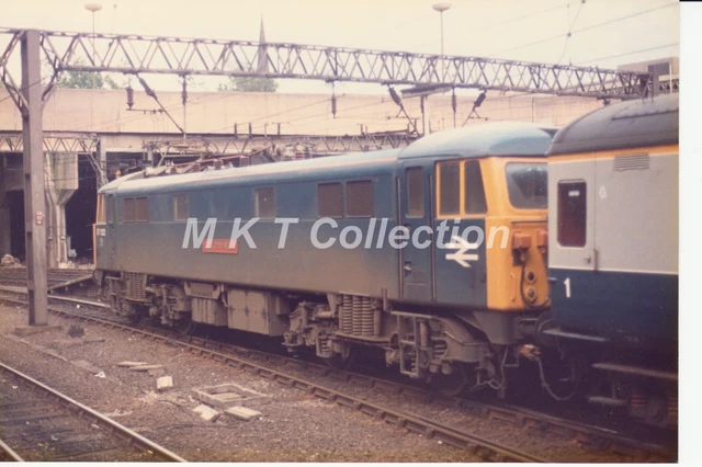 RAIL PHOTO CLASS 87 87022 @ Birmingham New St 8/6/85 Carlisle - Euston ...