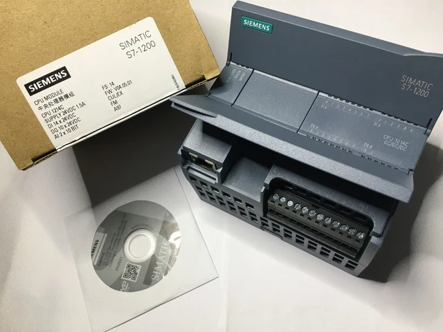 SIEMENS SIMATIC S7-1200 Cpu Module - Cpu 1214C - 6Es7 214-1Ag40-0Xb0 ...
