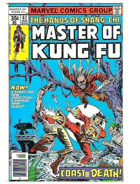 BANDE DESSINÉE CLASSIQUE Master Of Kung Fu #62 Shang-Chi Marvel De 1977 ...