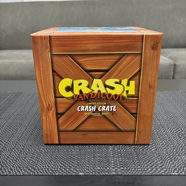 BRAND NEW CRASH Bandicoot Limited Edition Crash Crate Merchandise ...