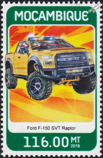 FORD F-150 SVT RAPTOR Pickup Truck Car Vehicle Stamp (2018 Maldives) £1 ...