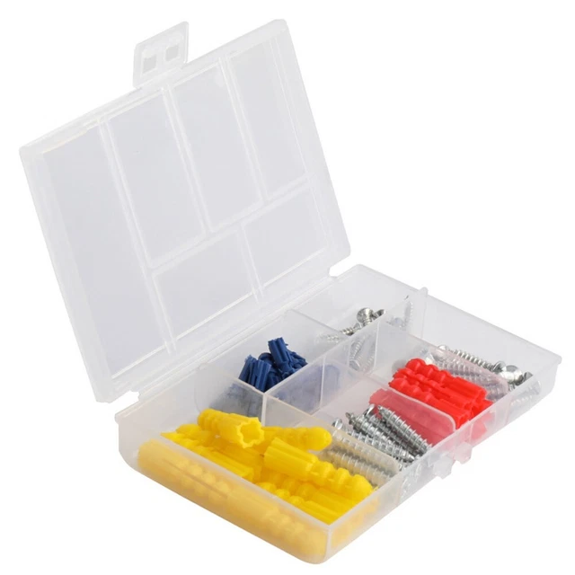 EFFORTLESS INSTALLATION WITH 60 Pc Hardware Parts Box Expansion Screws ...