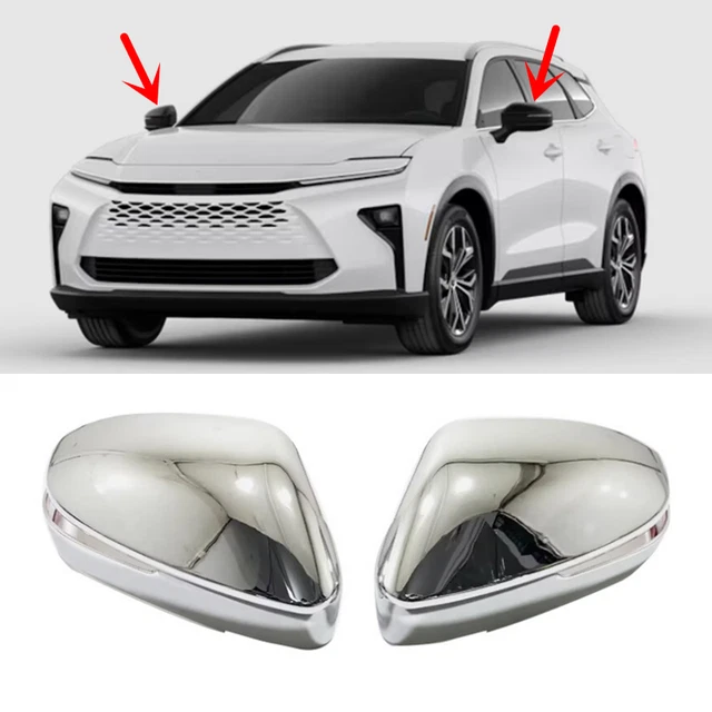 FOR TOYOTA CROWN Signia 2025 2026 Chrome Side Mirrors Rearview Trim ...