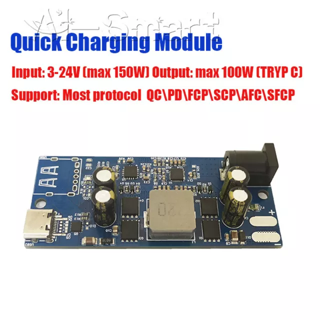 TYPE-C FULL PROTOCOL Fast Charger Module Charging Board PD QC Quick ...