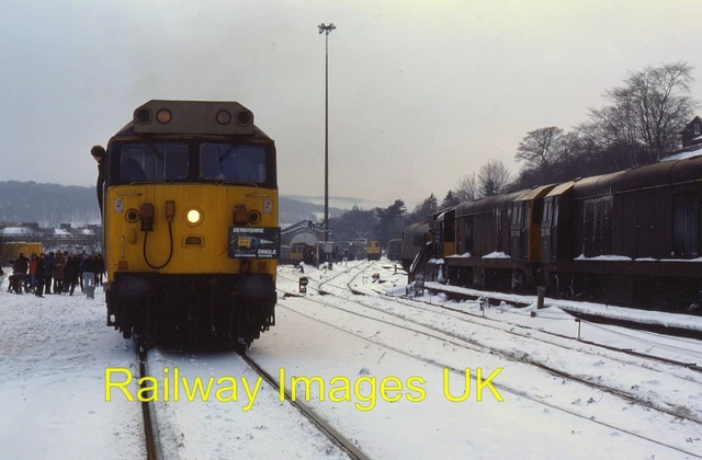 RAILWAY PHOTO - Buxton 50012 Class 50 Railtour 08.02.86 £2.00 - PicClick UK