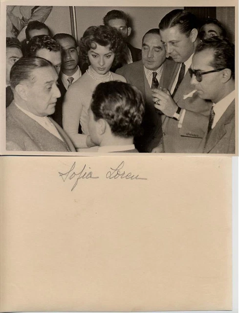 SOFIA LOREN. PHOTOGRAPHIE de la très jeune actrice années 1950-55 ...
