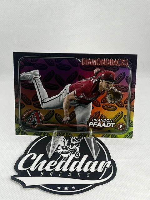 2024 TOPPS SERIES 2 Hot Dog pellicola vacanze Brandon Pfaadt #664 ...