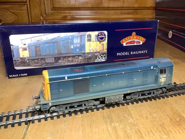 BACHMANN 32-031 BR Blue Class 20 Diesel Loco 20052 with Discs Factory ...