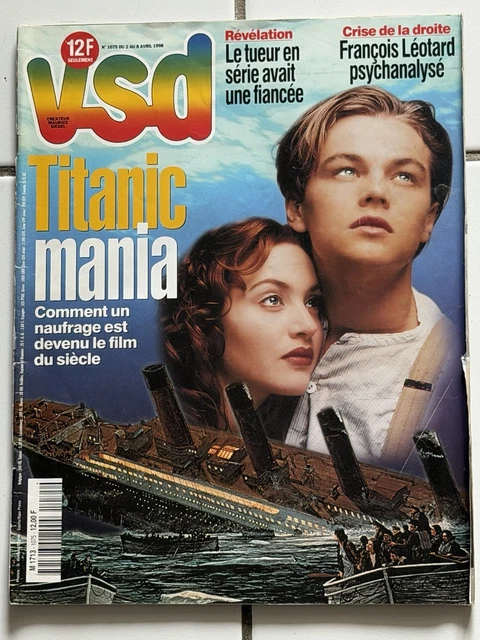 VSD MAGAZINE N° 1075 avril 1998 Titanic mania Cameron DiCaprio Winslet ...