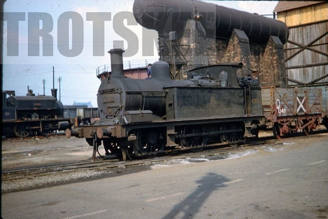 35MM SLIDE BR British Railways Steam Loco 41804 Class 1377 1960 ...