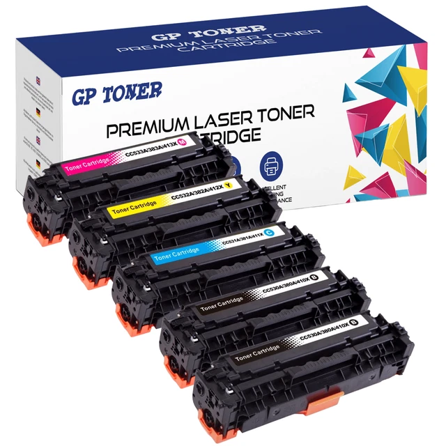 XXL TONER SET für HP COLOR LASERJET PRO M351a MFP M375nw M451dn M475dn ...