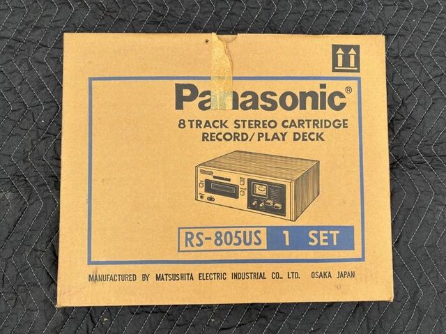 VTG PANASONIC 8 Track Stereo Cartridge Record/Play Deck RS-805US w ...