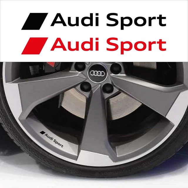 AUDI MIRROR CIRCLE Logo Sticker A3 A4 A5 A6 TT Sline Stickers Q3 Sport ...