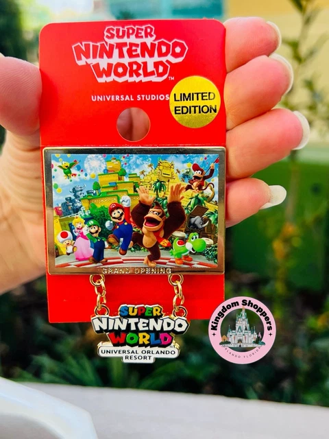 2025 UNIVERSAL EPIC Universe Super Nintendo World Grand Opening Pin LE ...